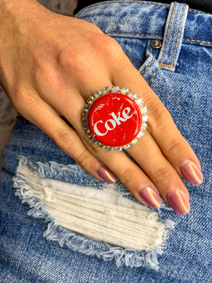 Coke Bling Adjustable Size Ring – Style Babes