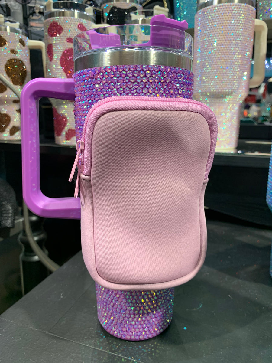 Water Bottle/Tumbler Wallet Pouch - Light Pink – Style Babes