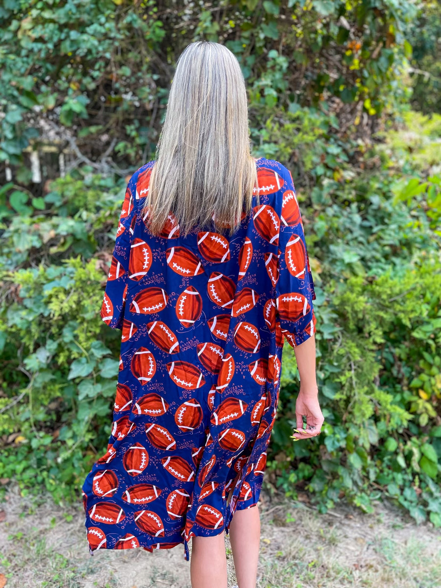 Football Duster - Blue – Style Babes