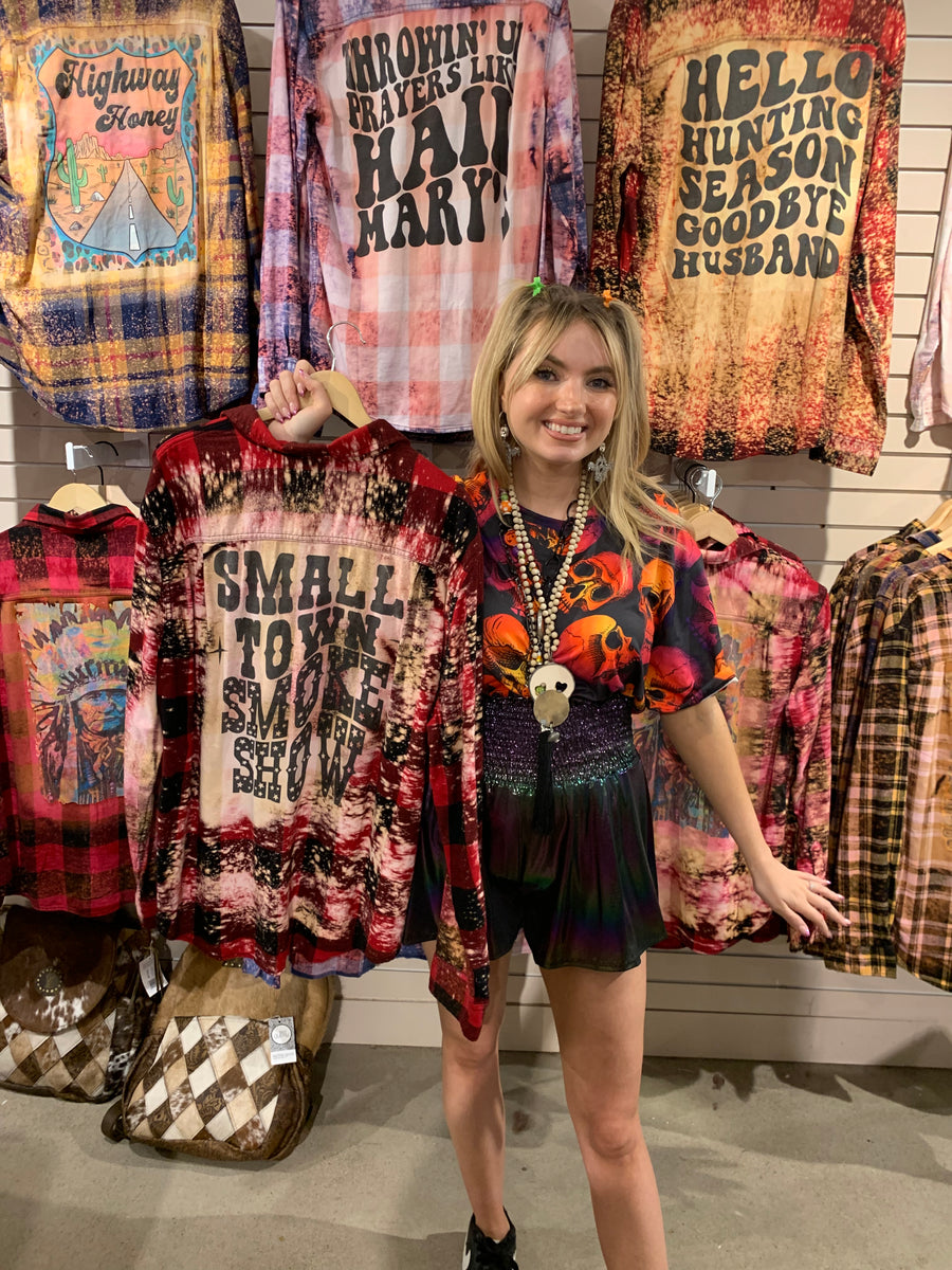 Chandler is Showing KIG Bleached Flannels! – Style Babes